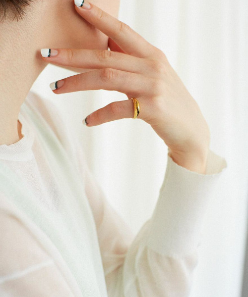 ROOM（ルーム） 指輪 リング 「K18GP」 lobe metal ring レディース : ZOZOTOWN Yahoo!店 - 通販 ...