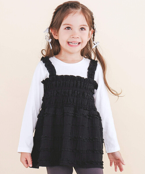 SLAP SLIP（スラップスリップ） tシャツ フワフワチュールビスチェドッキングTシャツ(80~140cm) キッズ 子供服 男の子 女の子 : ZOZOTOWN Yahoo!店 - 通販 ...