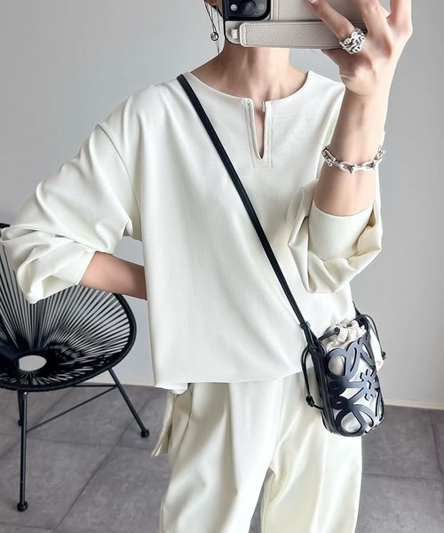 Emma Taylor 「Emma Taylor」 長袖カットソー FREE オフホワイト レディース : ZOZOTOWN Yahoo!店 - 通販 - Yahoo!ショッピング