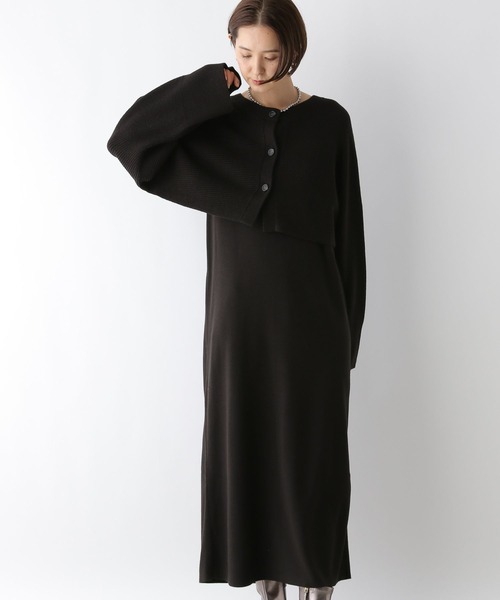 LEPSIM ワンピース 2WAYショルダーカーデSETワンピース 133406 : ZOZOTOWN Yahoo!店 - 通販 - Yahoo!ショッピング