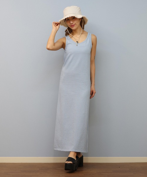 BILLABONG ワンピース BILLABONG/ビラボン サッカー生地 ロングワンピース BF01C-354 : ZOZOTOWN Yahoo!店 - 通販 - Yahoo!ショッピング