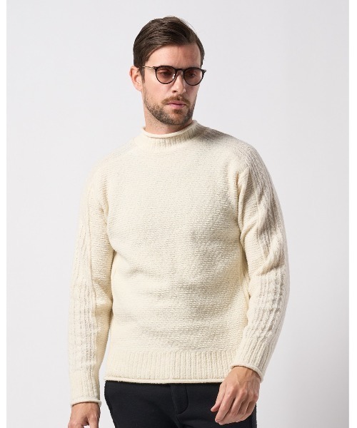 wjk セーター ニット combination knit crew メンズ : ZOZOTOWN Yahoo!店 - 通販 - Yahoo!ショッピング