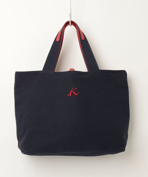 Kitamura 「Kitamura」 刺繍トートバッグ - ネイビー レディース : ZOZOTOWN Yahoo!店 - 通販 - Yahoo!ショッピング