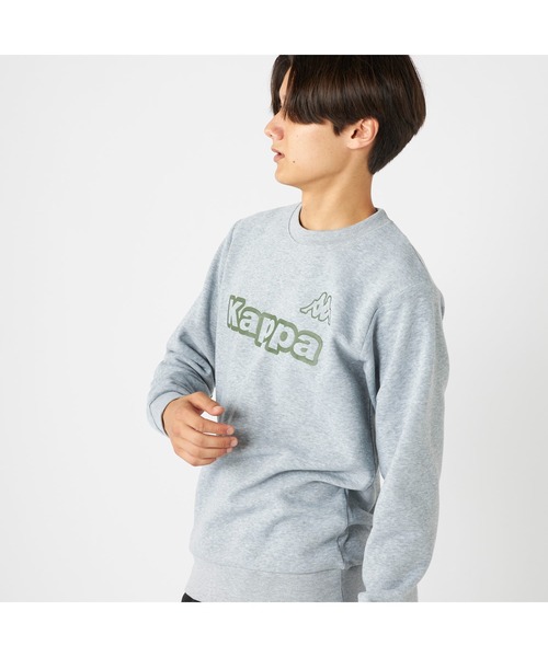 Kappa（カッパ） トレーナー スウェット 軽量 裏起毛 クルーネック