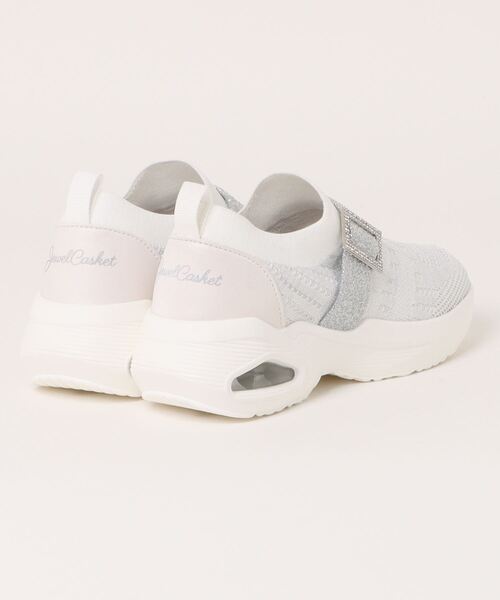 BETTY CLUB スリッポン 「JEWEL CASKET」フライニットビジューバックルスニーカー レディース : ZOZOTOWN ...