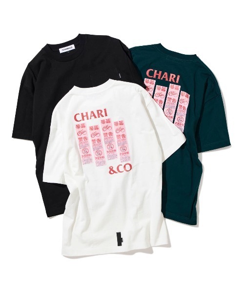 CHARI&CO（チャリアンドコー） tシャツ Tシャツ CHARI＆CO TICKET FLAG TEE Tシャツ : ZOZOTOWN ...
