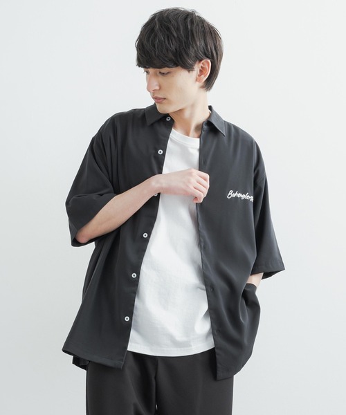 Rocky Monroe 「Rocky Monroe」 「Beno」半袖シャツ M チャコールグレー メンズ : ZOZOTOWN Yahoo!店 - 通販 - Yahoo!ショッピング