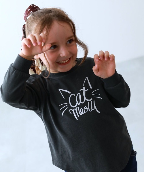 devirock tシャツ 綿100％ デビラボ ガールズ プリント 長袖Tシャツ キッズ 子供服 女の子 : ZOZOTOWN Yahoo!店 - 通販 - Yahoo!ショッピング