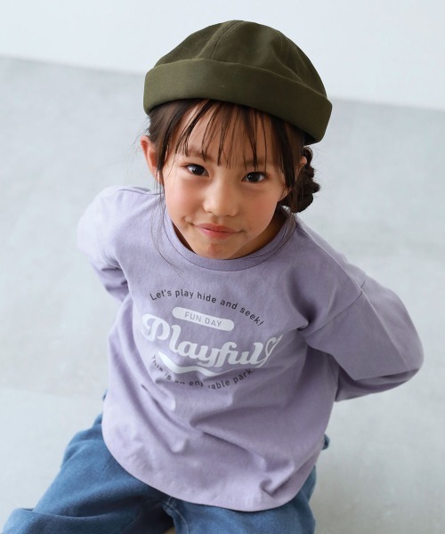 devirock tシャツ 綿100％ デビラボ ガールズ プリント 長袖Tシャツ キッズ 子供服 女の子 : ZOZOTOWN Yahoo!店 - 通販 - Yahoo!ショッピング