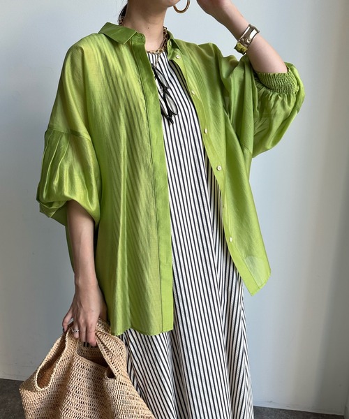 DouDou 「DouDou」 半袖シャツ FREE グリーン系その他2 レディース : ZOZOTOWN Yahoo!店 - 通販 - Yahoo!ショッピング