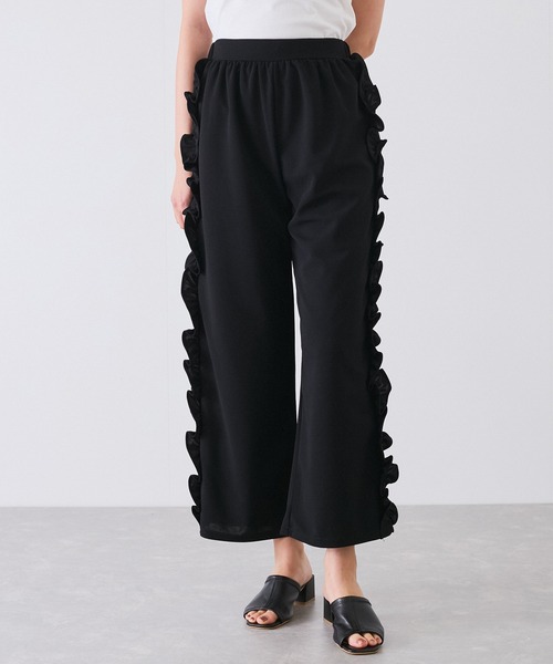JAYRO パンツ サイドフリルワイドパンツ レディース : ZOZOTOWN Yahoo!店 - 通販 - Yahoo!ショッピング