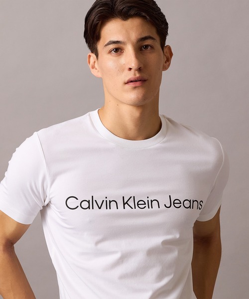 Calvin Klein tシャツ 「ユニセックス」インスティテューショナル ショートスリーブ ロゴ Tシャツ メンズ レディース : ZOZOTOWN Yahoo!店 - 通販 ...