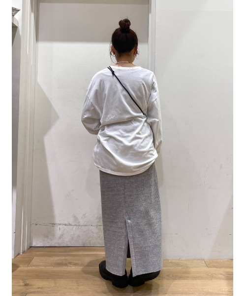 Yahoo!オークション - 「BAYFLOW」 ニットスカート X-SMALL アイボリー...