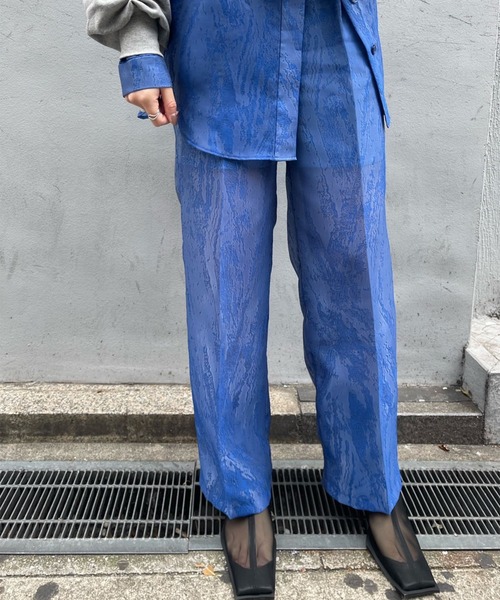 Ameri パンツ EMBOSS PATTERN SHEER PANTS レディース : ZOZOTOWN Yahoo!店 - 通販 - Yahoo!ショッピング
