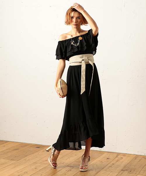 Yahoo!オークション - 「SPIRALGIRL」 ノースリーブワンピース FREE ブ...