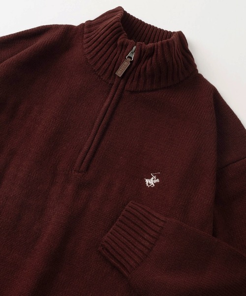 BEVERLY HILLS POLO CLUB セーター ニット 「BEVERLY CLUB/ビバリーヒルズポロクラブ」ワンポイントロゴ刺繍 ...