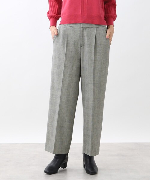 Reflect パンツ 「手洗い可」グレンチェック柄ワイドパンツ レディース : ZOZOTOWN Yahoo!店 - 通販 - Yahoo!ショッピング