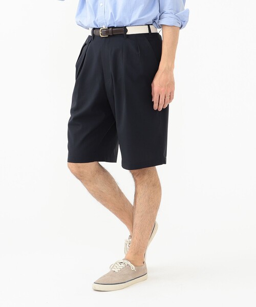 BEAMS+ パンツ BEAMS PLUS / 2プリーツ トロピカルウール ショーツ メンズ : ZOZOTOWN Yahoo!店 - 通販 - Yahoo!ショッピング