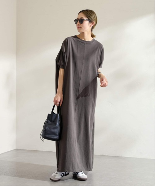 FRAMeWORK 「FRAMeWORK」 半袖ワンピース 36 グレー レディース : ZOZOTOWN Yahoo!店 - 通販 - Yahoo!ショッピング