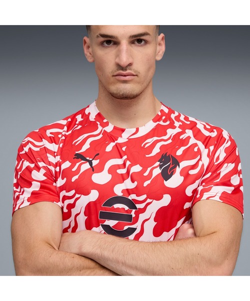 PUMA tシャツ プーマ メンズ 2025-26 ACミラン プレマッチ 半袖 シャツ : ZOZOTOWN Yahoo!店 - 通販 - Yahoo!ショッピング