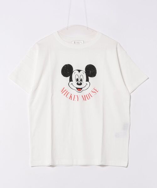 MICKEY MOUSE 「MICKEY MOUSE」 半袖Tシャツ 38 ホワイト レディース : ZOZOTOWN Yahoo!店 - 通販 - Yahoo!ショッピング
