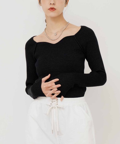 ANAP 「ANAP」 長袖ニット FREE ブラック レディース : ZOZOTOWN Yahoo!店 - 通販 - Yahoo!ショッピング