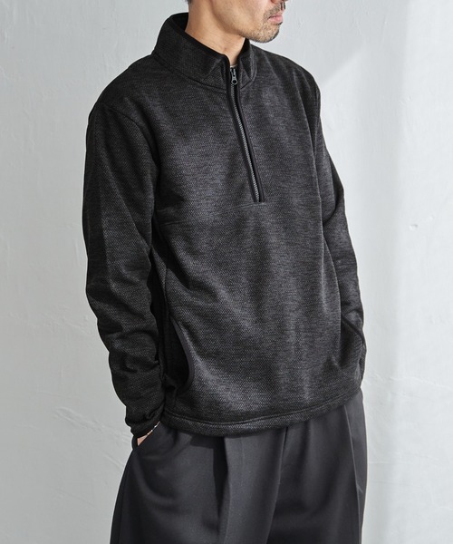 ikka トレーナー スウェット ウールライクニットハーフジッププルオーバー メンズ : ZOZOTOWN Yahoo!店 - 通販 - Yahoo!ショッピング