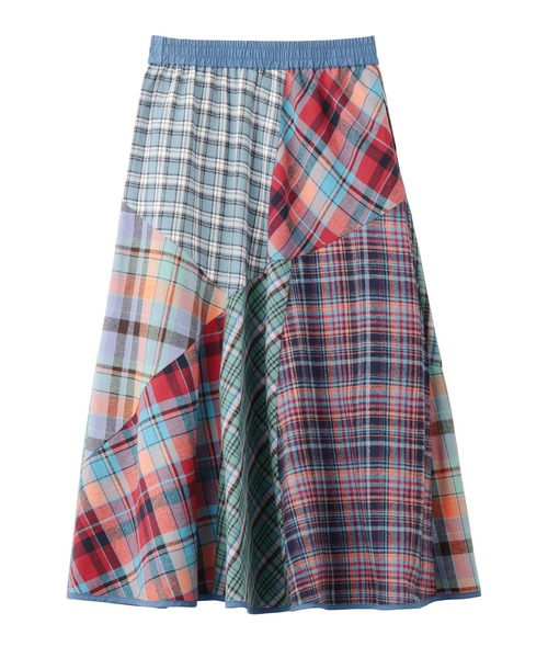 スカート PLAID PATCHWORK SKIRT :74458280:ZOZOTOWN Yahoo!店 - 通販 - Yahoo!ショッピング