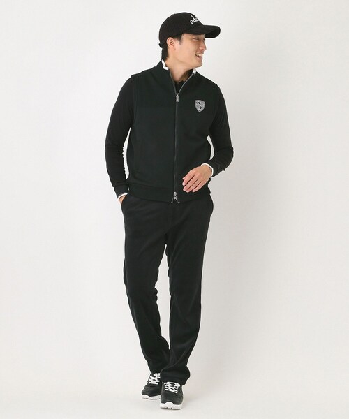 adabat（アダバット） ベスト ジレ エアーシャットリバーシブルニット