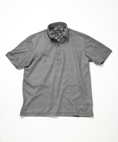 メンズ ポロシャツ 「ACTIVE TAILOR」COOL MAX ツイルプリントジャージポロシャツ :81105282:ZOZOTOWN ...
