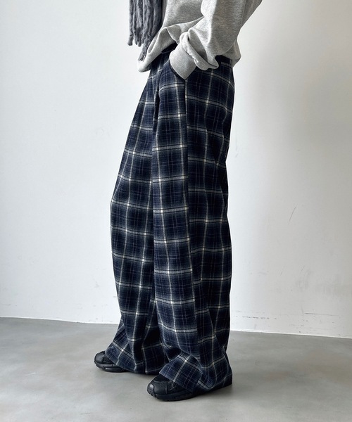 UNDERSTATEMENTs 「UNDERSTATEMENTs」 スラックス LARGE ネイビー メンズ : ZOZOTOWN Yahoo!店 - 通販 - Yahoo!ショッピング