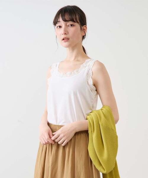 MELROSE claire タンクトップ ノースリーブ 「レースタンクトップ」 レディース : ZOZOTOWN Yahoo!店 - 通販 - Yahoo!ショッピング