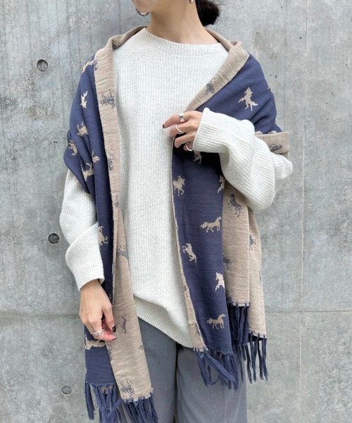 Yahoo!オークション - 「russet」 ストール FREE ブラウン レディース