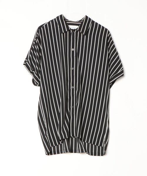 STUDIOUS 「STUDIOUS」 半袖シャツ 1 ブラック メンズ : ZOZOTOWN Yahoo!店 - 通販 - Yahoo!ショッピング