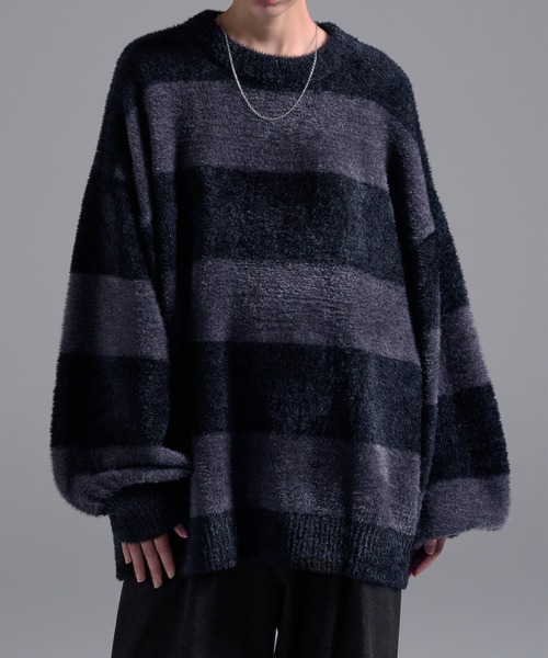 「Loose/ルース」 長袖ニット X-SMALL グレー系その他 メンズ : 89303285 : ZOZOTOWN Yahoo!店 - 通販 - Yahoo!ショッピング