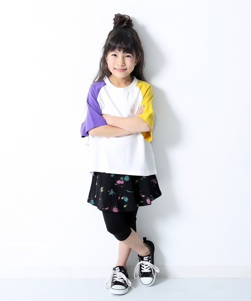devirock スカート 6分丈総柄スカッツ キッズ 子供服 女の子 : ZOZOTOWN Yahoo!店 - 通販 - Yahoo!ショッピング