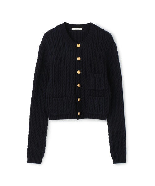 MACPHEE 「MACPHEE」 ニットカーディガン S ネイビー レディース : ZOZOTOWN Yahoo!店 - 通販 - Yahoo!ショッピング