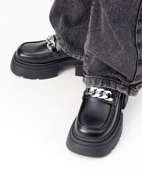 LOVEHUNTER ローファー LOVE HUNTER 厚底ビッグチェーンローファー(1910) レディース : ZOZOTOWN Yahoo!店 - 通販 - Yahoo!ショッピング