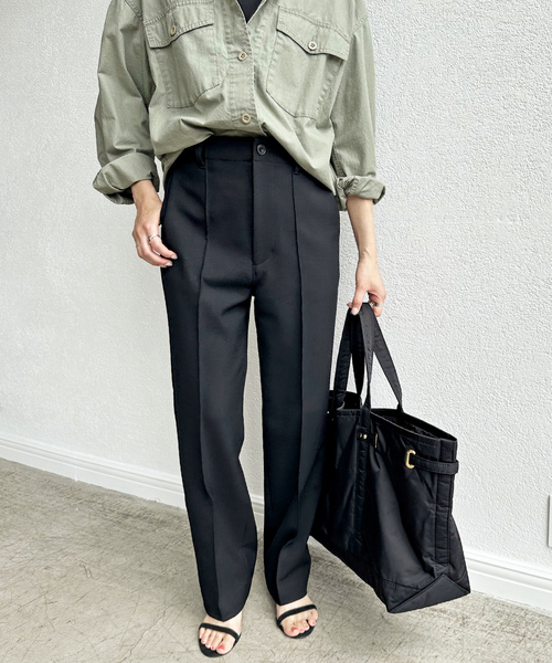 Spick＆Span 「Spick & Span」 スラックス 38 ブラック レディース : ZOZOTOWN Yahoo!店 - 通販 - Yahoo!ショッピング