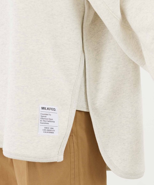 MILKFED. パーカー SIDE SLIT SWEAT HOODIE レディース : ZOZOTOWN Yahoo!店 - 通販 ...