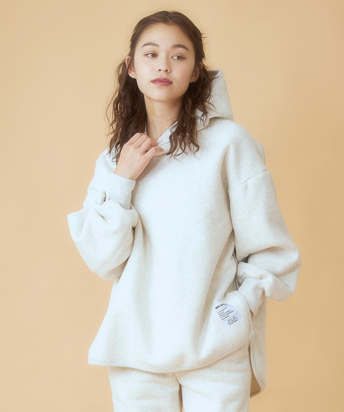 MILKFED.（ミルクフェド） パーカー SIDE SLIT SWEAT HOODIE レディース : ZOZOTOWN Yahoo!店 ...
