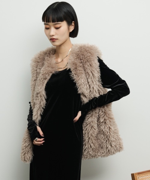 Shelly island（シェリーアイランド） ベスト M ベージュ レディース : ZOZOTOWN Yahoo!店 - 通販 ...