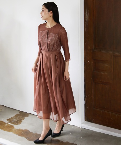 REPLETE ドレス 「REPLETE」OrgandyDRESS レディース : ZOZOTOWN Yahoo!店 - 通販 - Yahoo!ショッピング