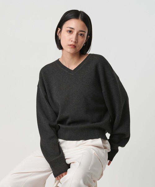 BEAUTY＆YOUTH UNITED ARROWS ニット セーター ソフトコットン Vネック