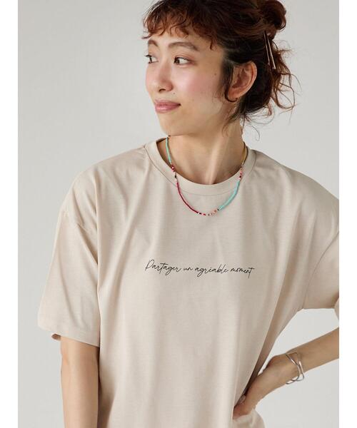 Lugnoncure tシャツ 「接触冷感」筆記体ロゴTシャツ レディース : ZOZOTOWN Yahoo!店 - 通販 - Yahoo!ショッピング