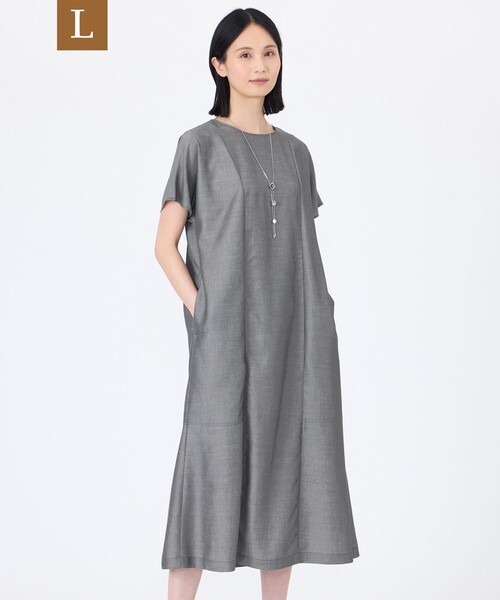 TRANS WORK（トランスワーク） ワンピース 「L」「ウォッシャブル」シャルマンダンガリーワンピース : ZOZOTOWN Yahoo!店 - 通販 - Yahoo!ショッピング