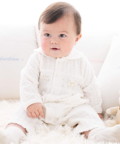fillot de bebe reduction ベビー服 ロンパース 「 日本製 」千鳥パイルカバーオール(70~80cm) : ZOZOTOWN Yahoo!店 - 通販 - Yahoo ...