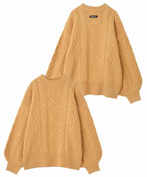MILKFED. ニット セーター CABLE KNIT TOP レディース : ZOZOTOWN Yahoo!店 - 通販 - Yahoo!ショッピング