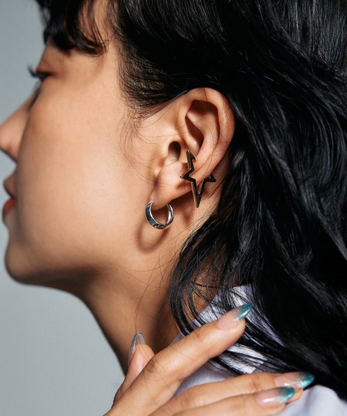 LAMBDA（アクセサリー） ピアス SVシングルエッジフープピアス メンズ レディース : ZOZOTOWN Yahoo!店 - 通販 - Yahoo!ショッピング