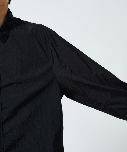 ATON（エイトン） シャツ 「ATON/エイトン」HAND DYED NYLON SHIRT